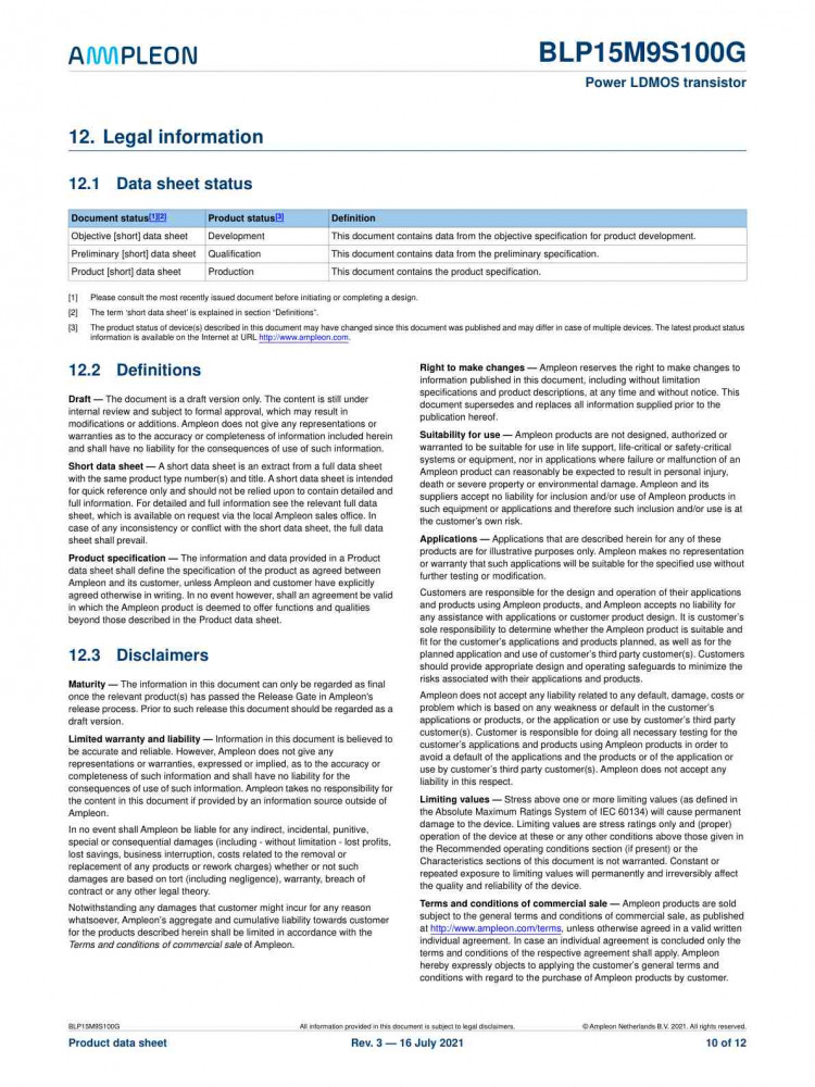 BLP15M9S100GXY datasheet page 10