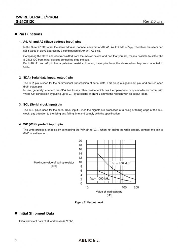 S-24C512C datasheet page 8