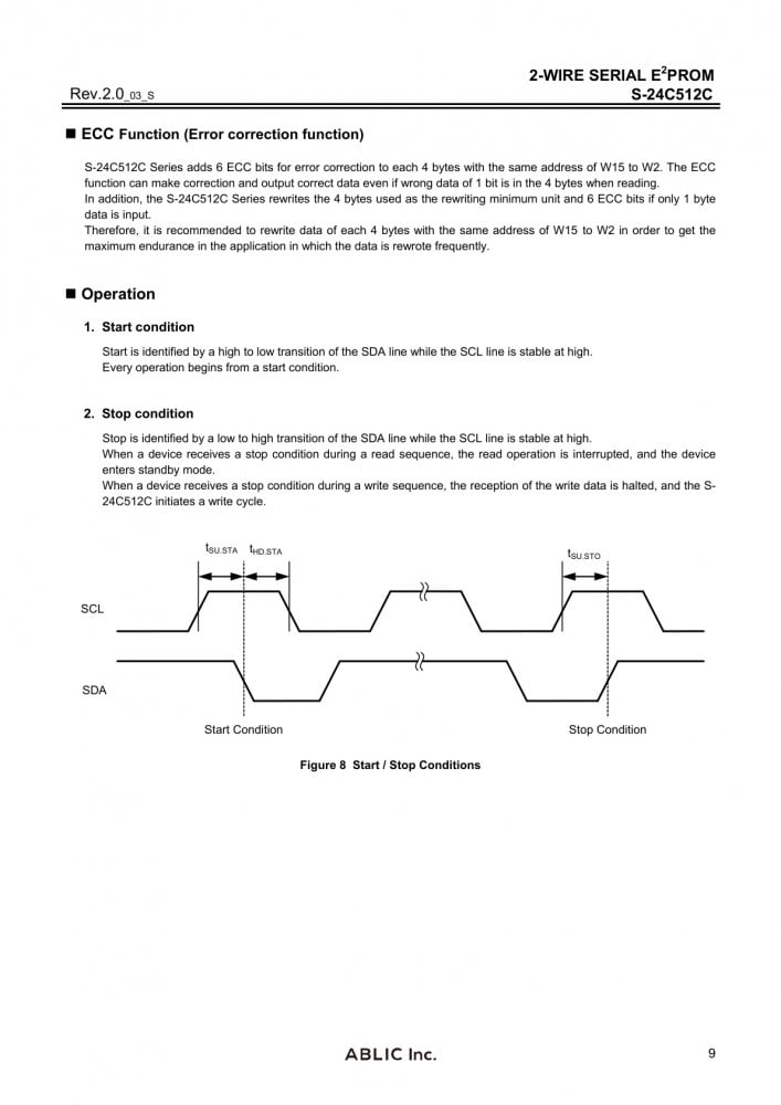 S-24C512C datasheet page 9