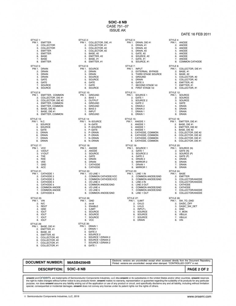 SRDA05-4R2G datasheet page 9