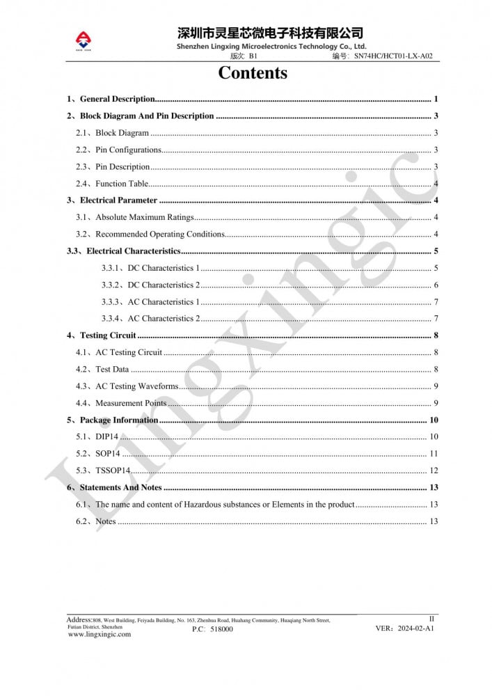 SN74HC01 datasheet page 2