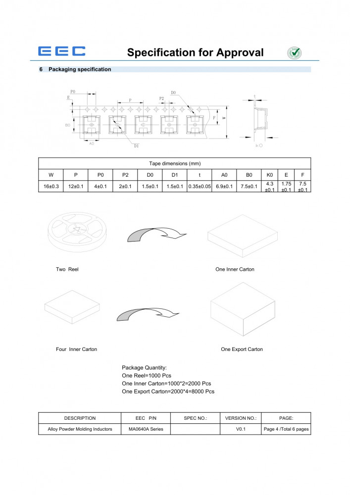 EEC MA0640A specification page 5
