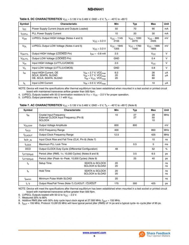 NB4N441 technical document page 6