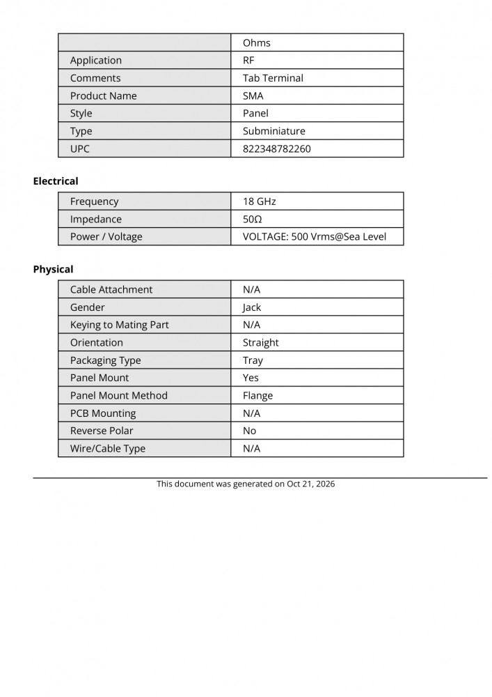 Technical document page 2 for MOLEX 733910870