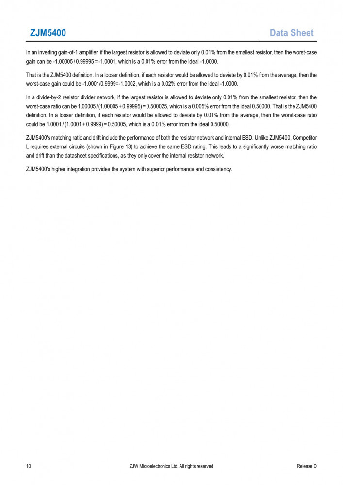 ZJM5400 datasheet page 10