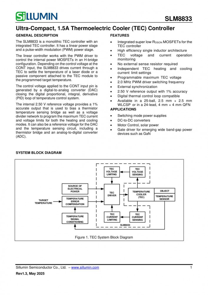 Technical document page 1