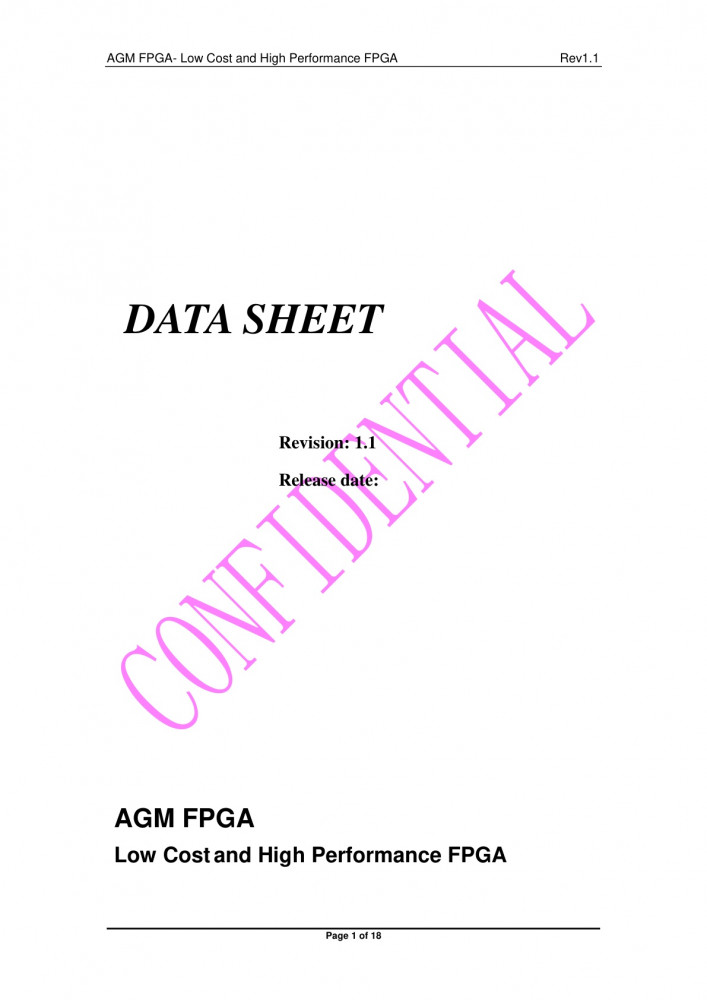 AG10KL144H technical document page 1