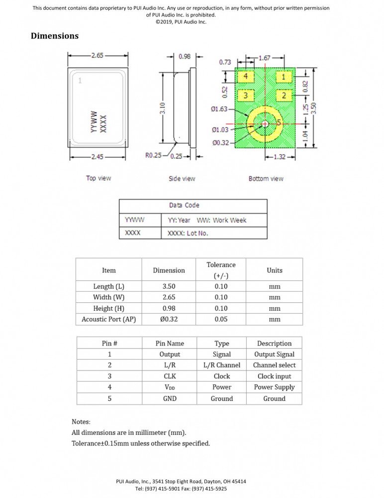 DMM-3526-B-R technical document page 7