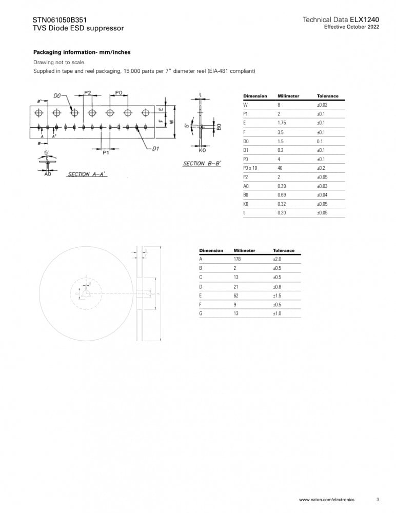 STN061050B351 technical document page 3