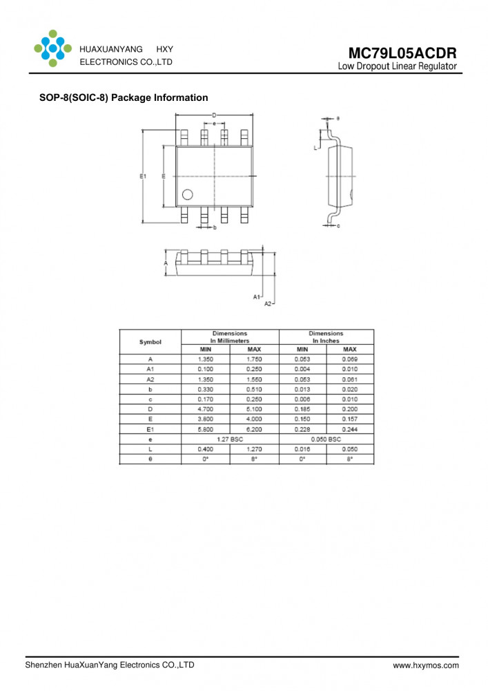 MC79L05ACDR-HXY datasheet page 3