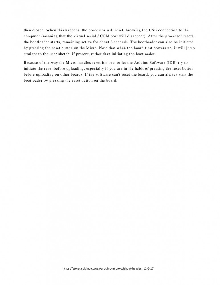 Arduino Micro technical document page 6