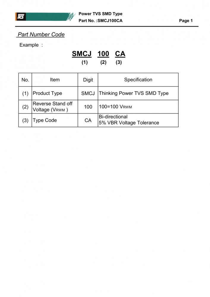SMCJ100CA datasheet page 4