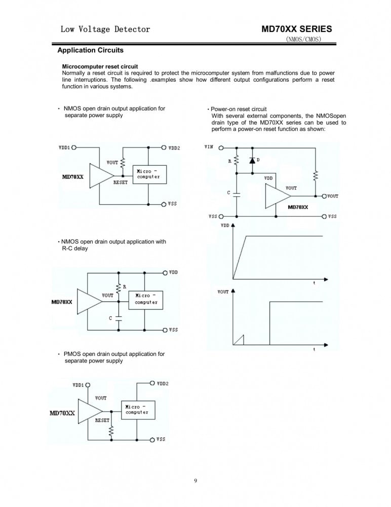 MD70XX datasheet page 9