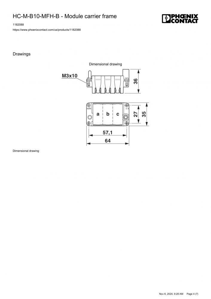 Phoenix Contact 1182088 technical document page 4