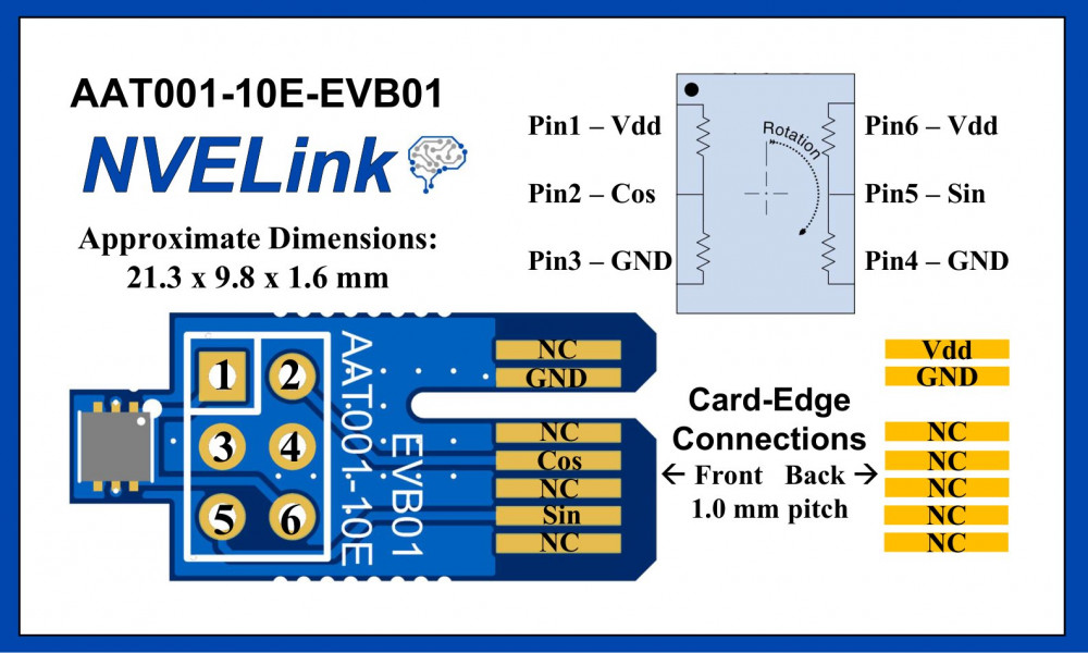 NVE AAT001-10E-EVB01 technical document image, page 2