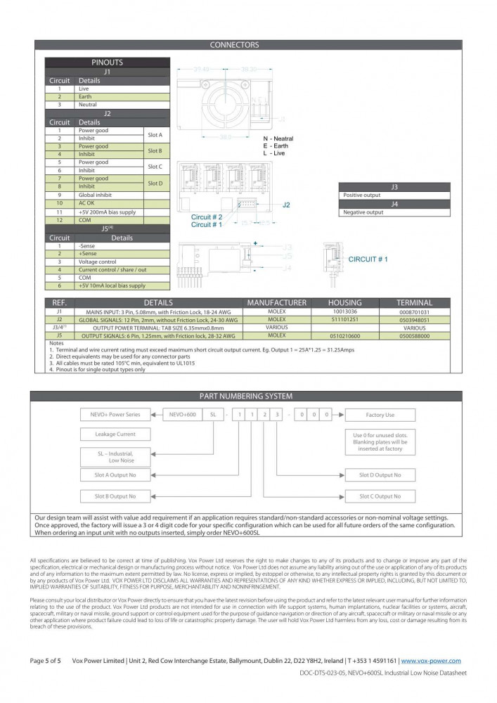 NEVO+600SL datasheet page 5