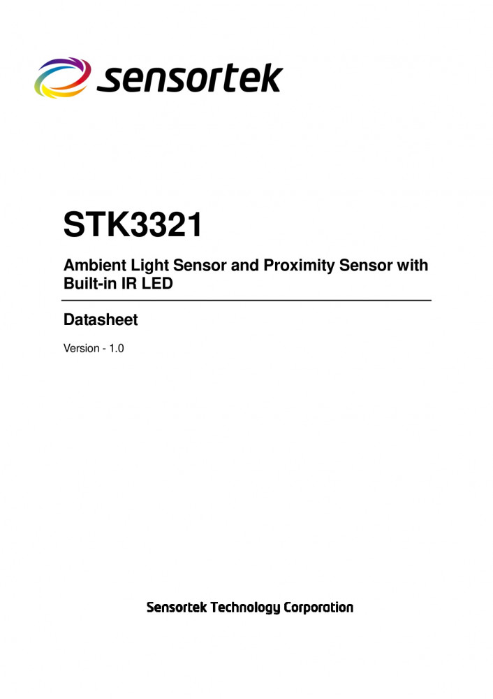 STK3321 datasheet page 1