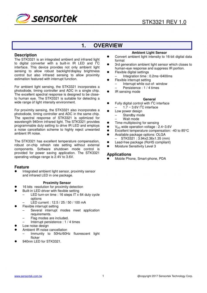 STK3321 datasheet page 2