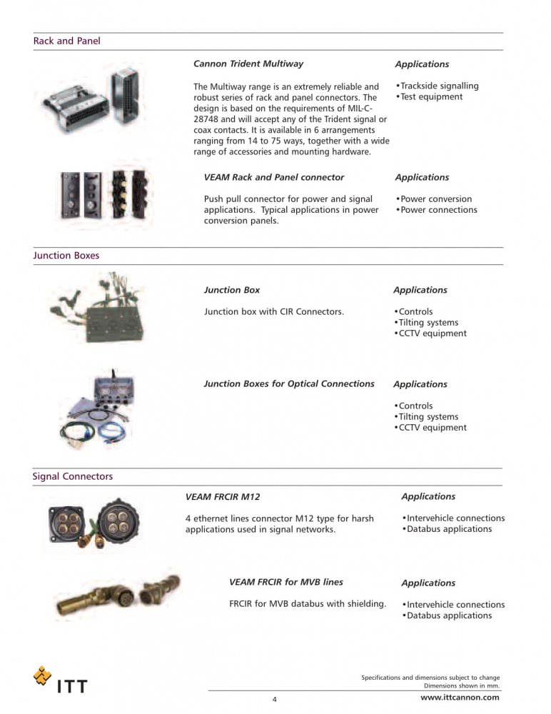ITT CANNON CIR documentation page 7