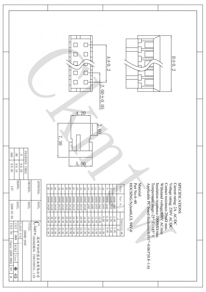 Ckmtw 2-2008H08P-0000 technical document page