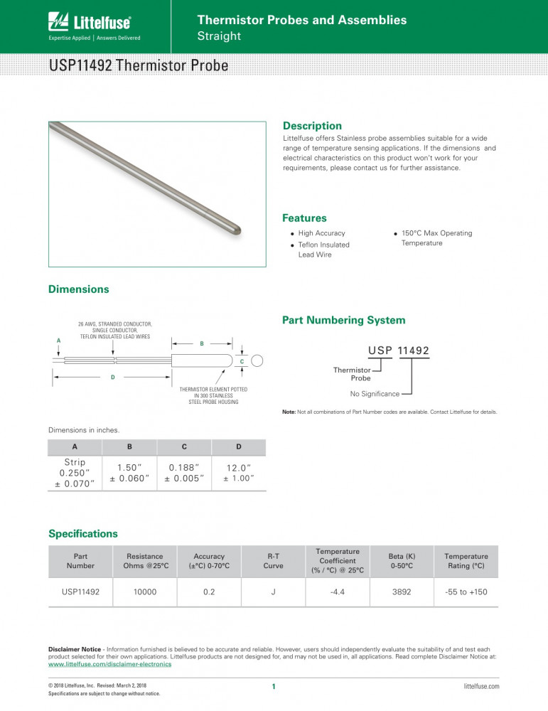 USP11492 technical document preview