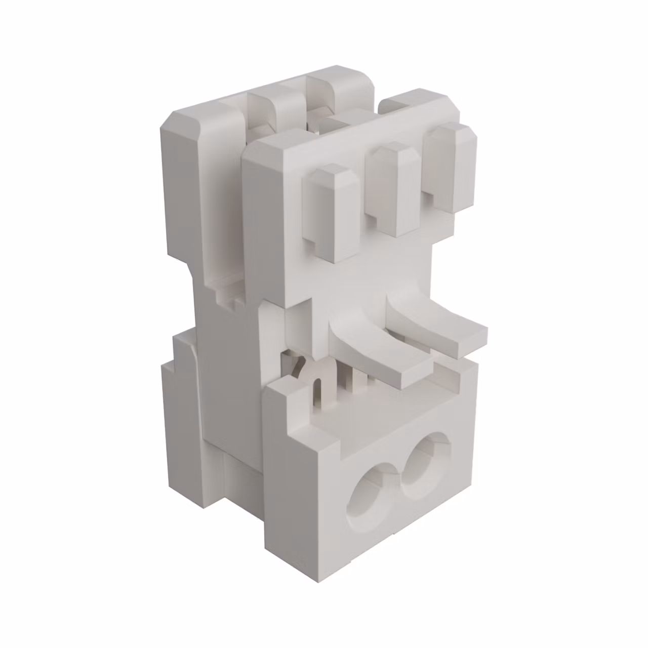 Appli-Mate RAST 2.5 IDT Housing, 2.50mm Pitch, Female, 2 Circuits, Beaded Terminal, All Position Keys, Open Endwalls for sale