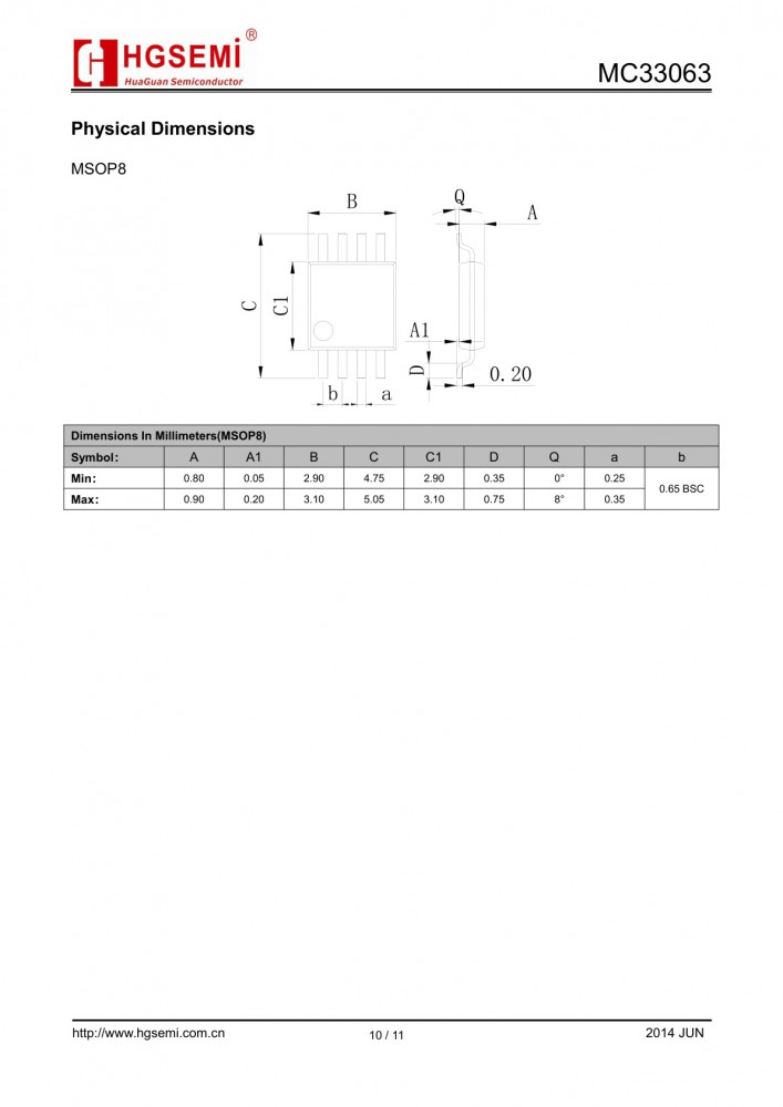 MC33063N datasheet page 10