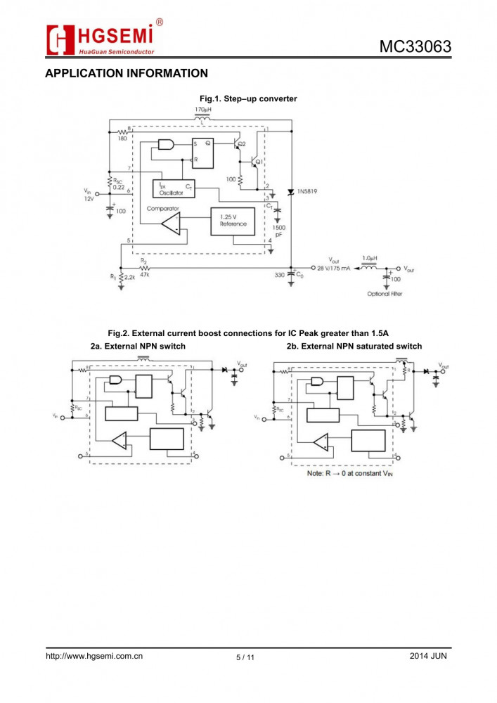 MC33063N datasheet page 5