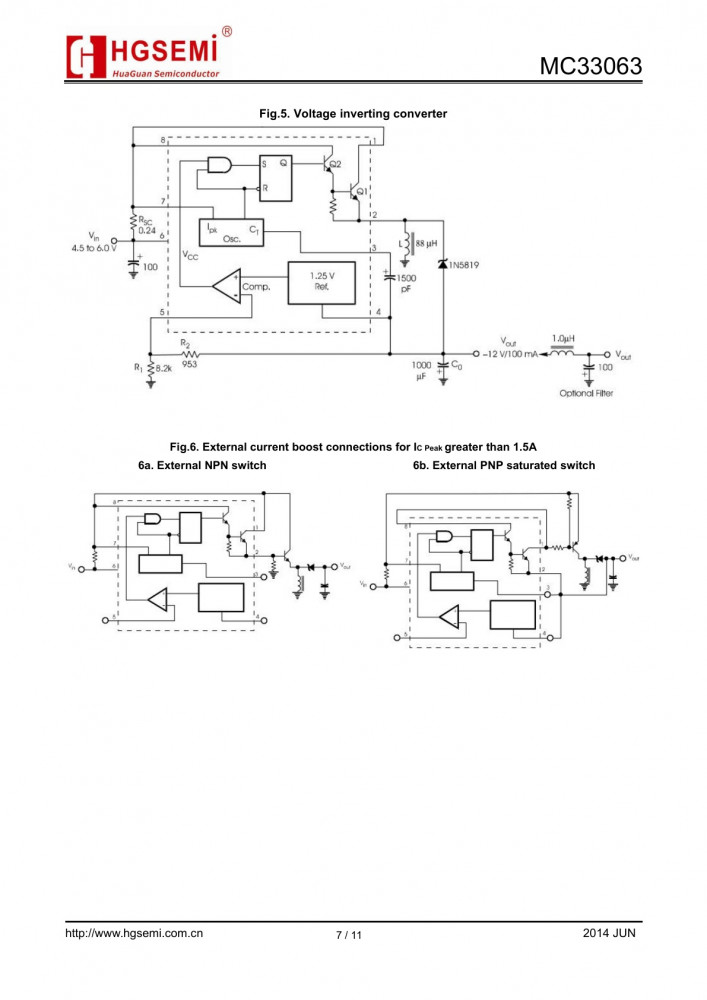 MC33063N datasheet page 7