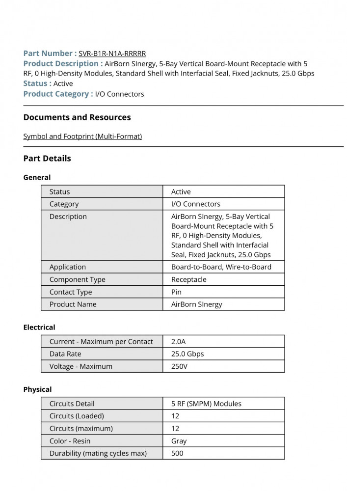 SVR-B1R-N1A-RRRRR technical document image 1