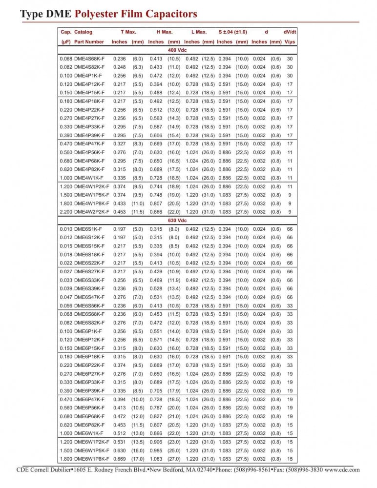 DME series datasheet page 3