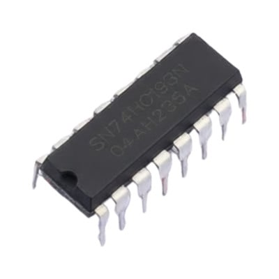 lingxingic SN74HC93N(LX) 4-Bit Binary Ripple Counter IC – Counters & Dividers Chip