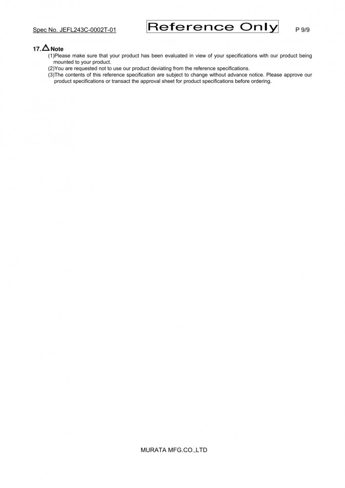 DLW31SN900SQ2L datasheet page 9