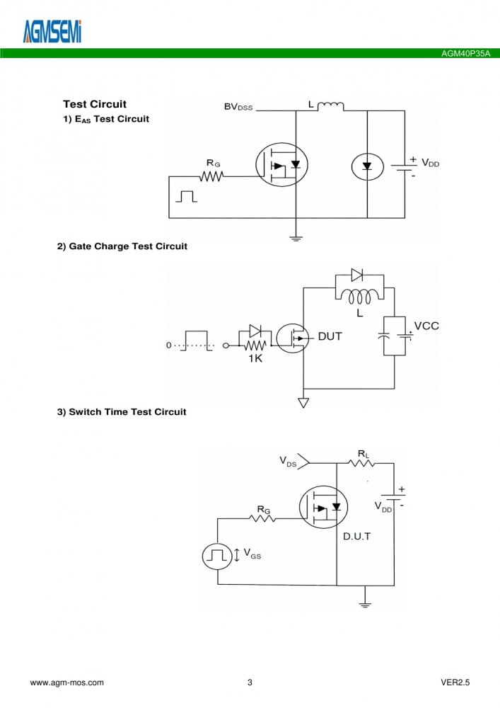 AGM40P35A datasheet page 3