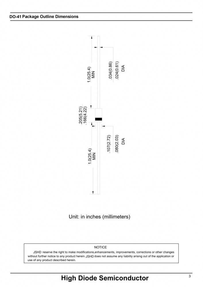 High Diode FR107 datasheet page 3