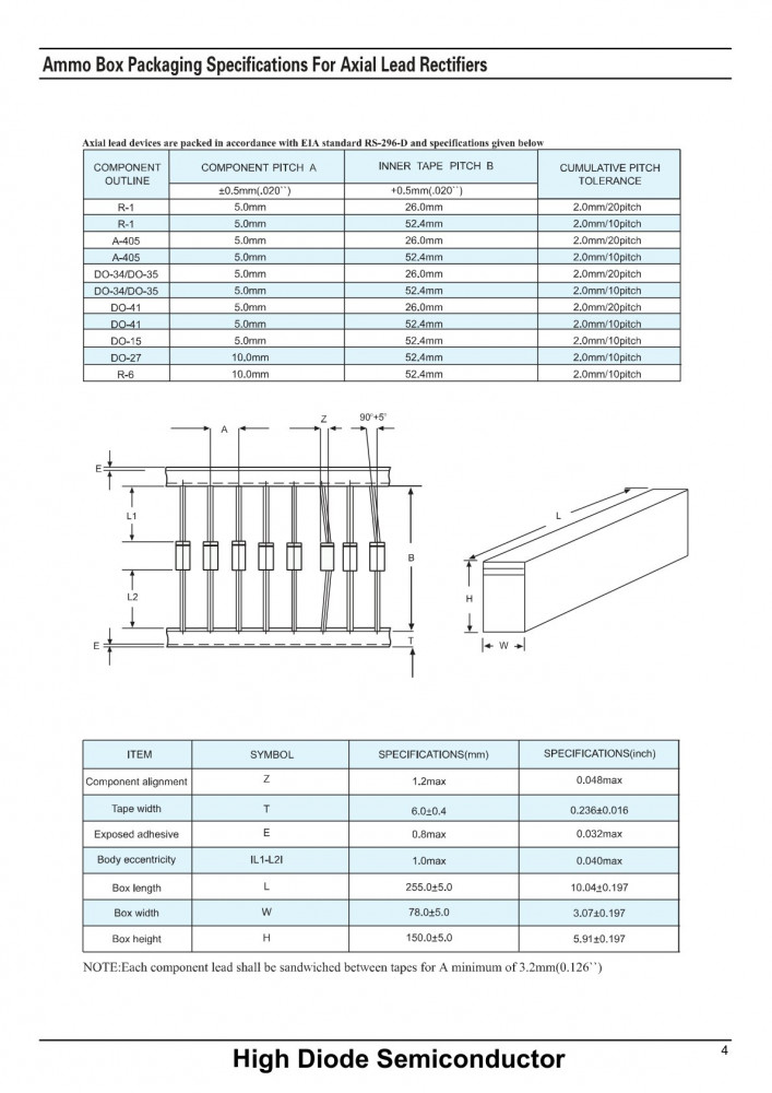 High Diode FR107 datasheet page 4