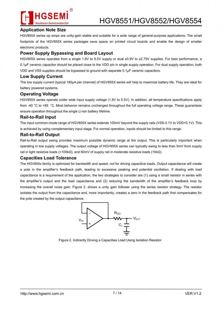 HGV8551 datasheet page 7