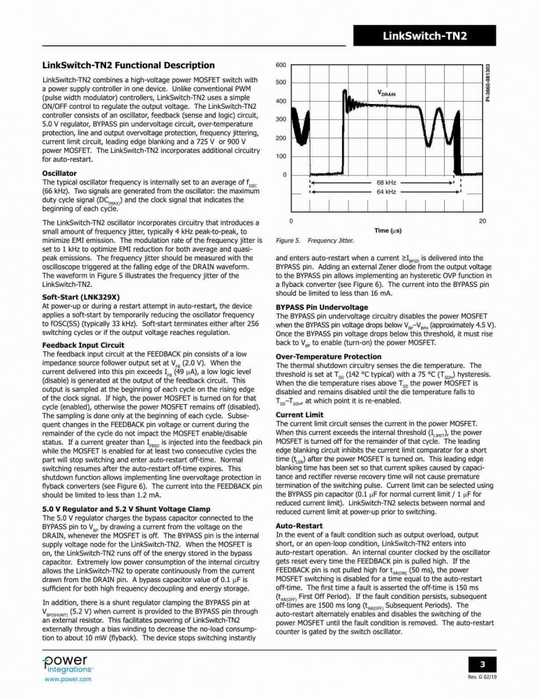 LNK3294G-TL datasheet page 3