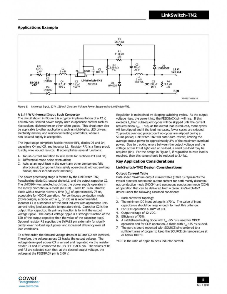LNK3294G-TL datasheet page 5