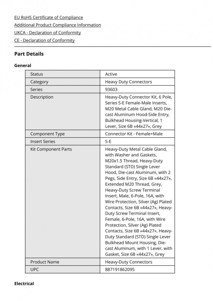MOLEX 936030042 technical document page 2