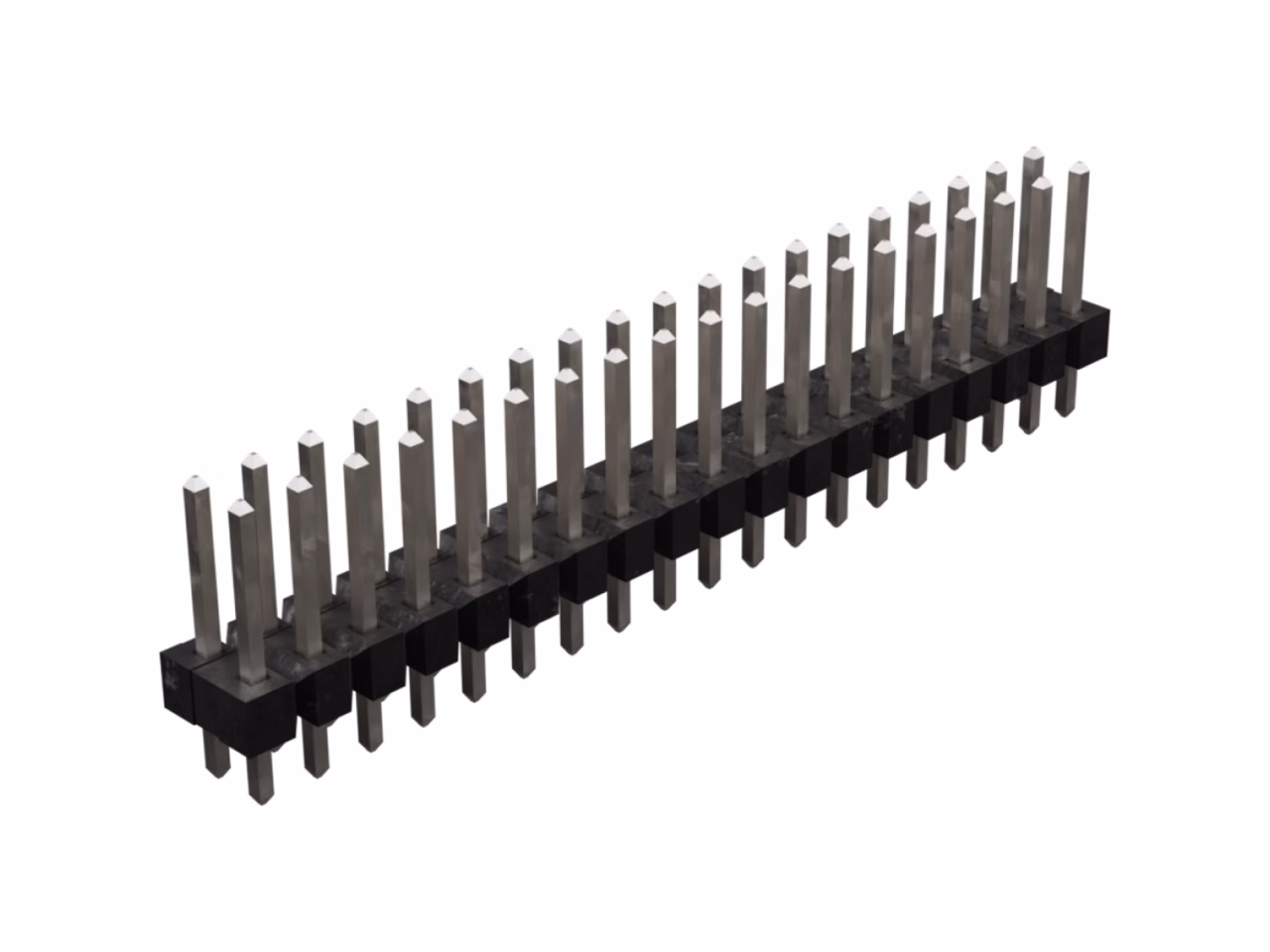 C-Grid Header, 2.54mm Pitch, Through Hole, Dual Row, Vertical, 38 Circuits, 2.54µm Tin (Sn) Plating, Tray Packaging, Lead-Free for sale