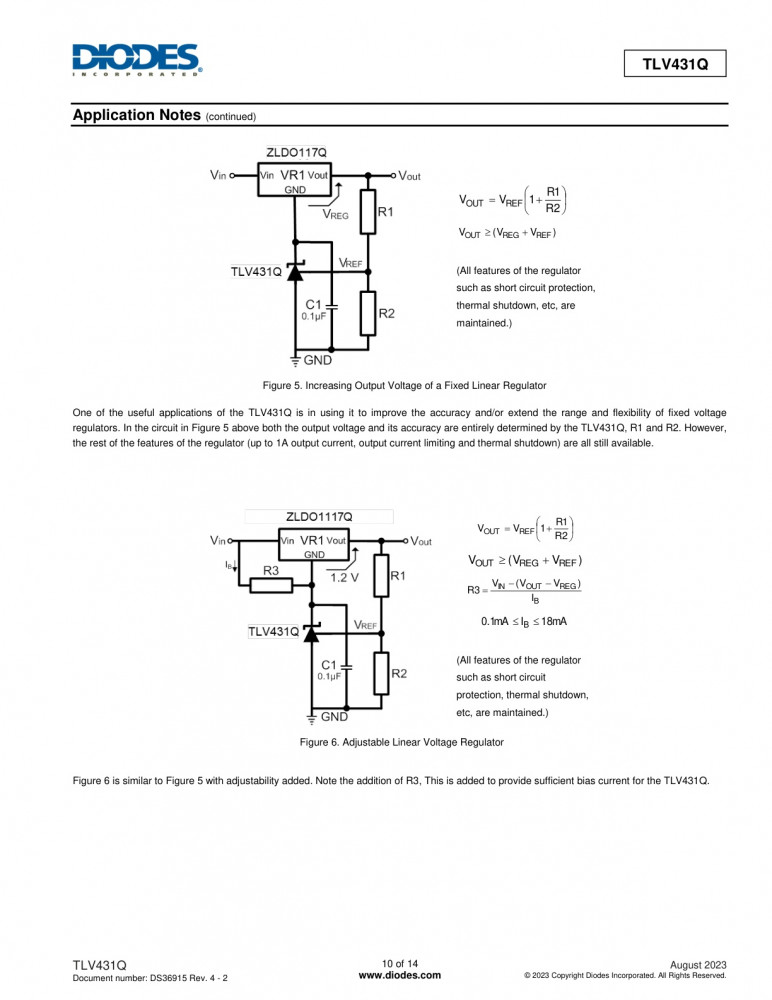 TLV431BQFTA technical document page 10