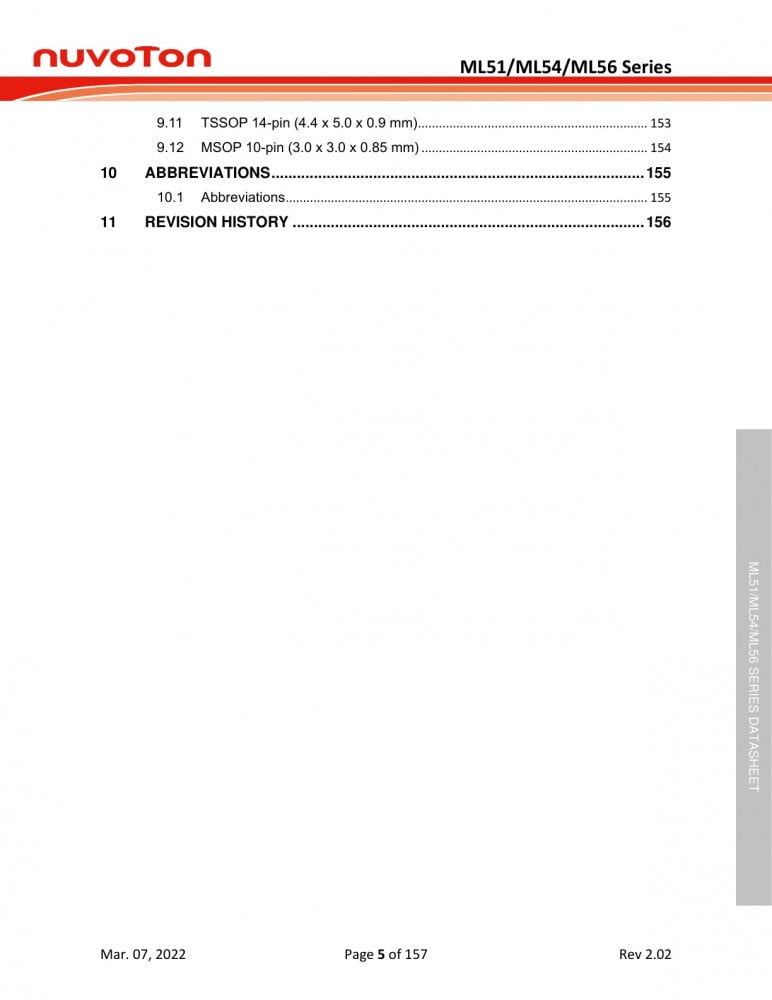 ML51 series datasheet page 5