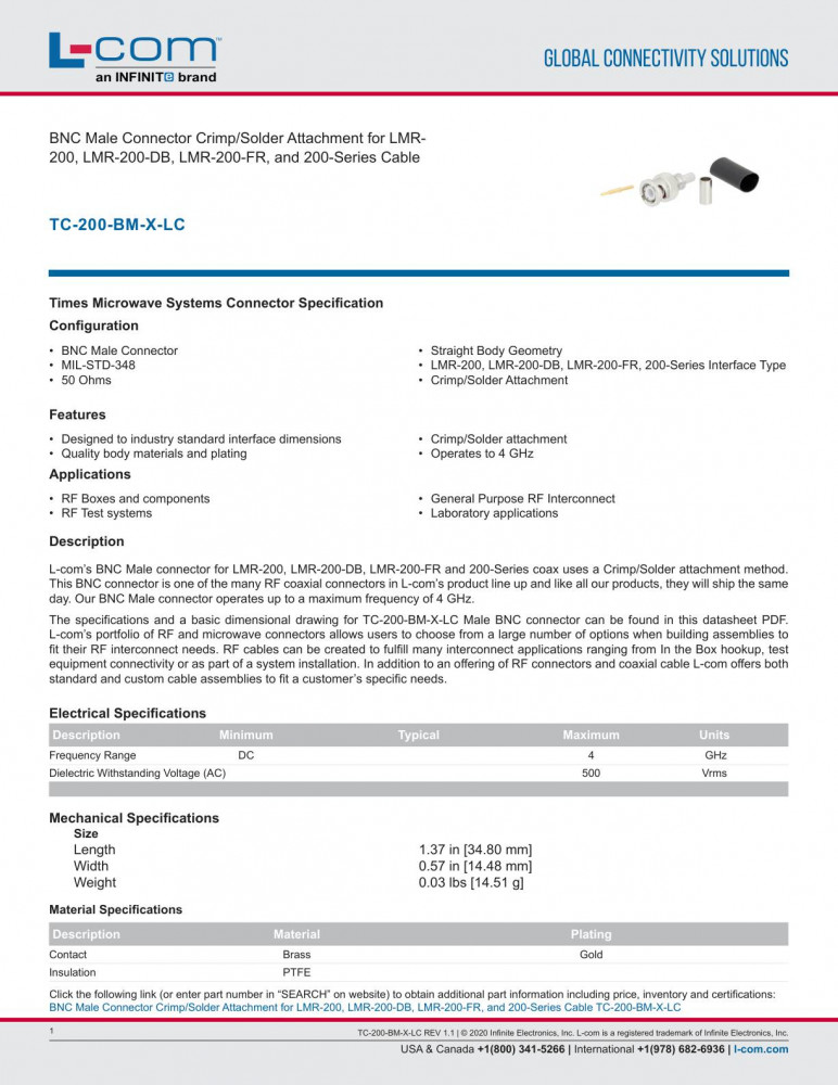 TC-200-BM-X-LC datasheet page 1
