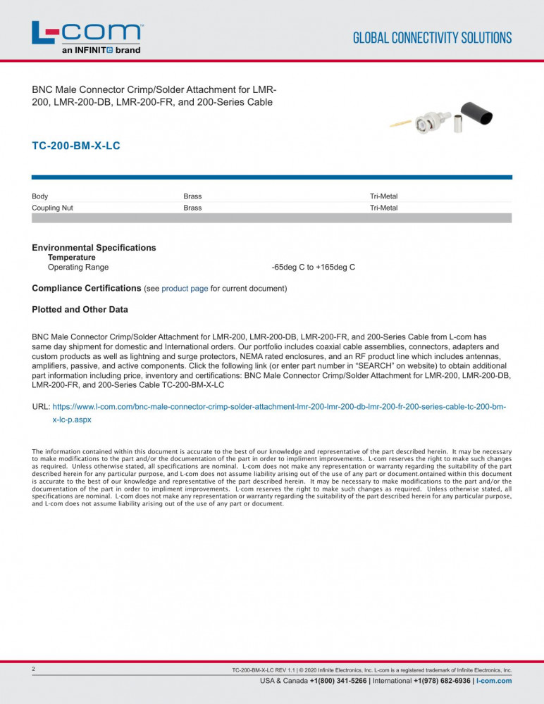 TC-200-BM-X-LC datasheet page 2