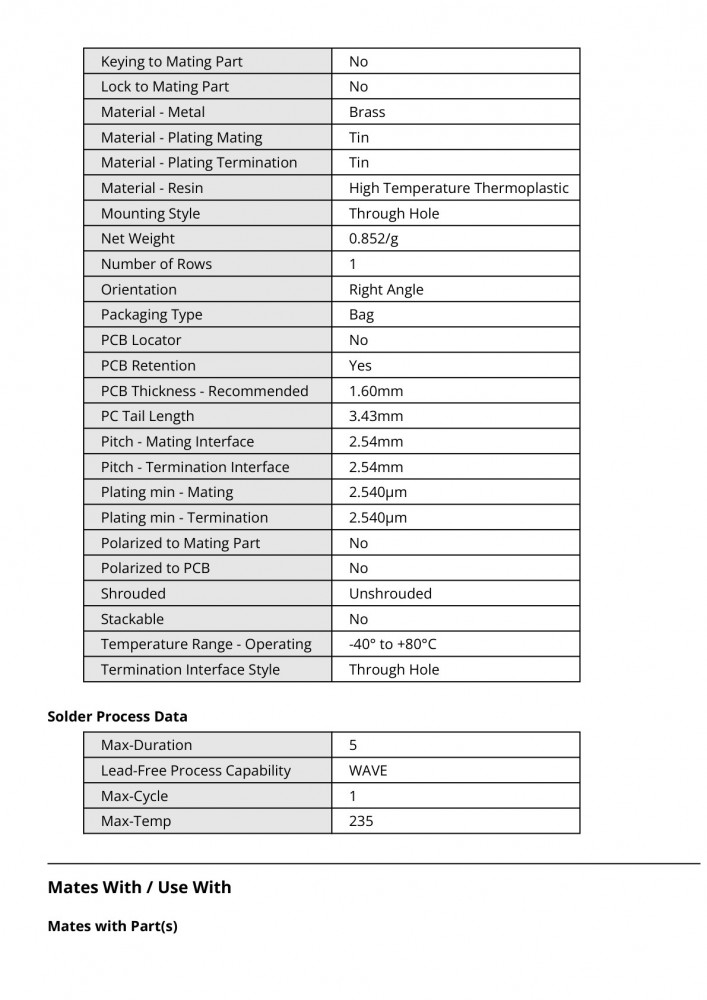 MOLEX 22289120 document page 3