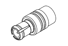 MCX Jack, Straight, PCB Receptacle, Through Hole, Brass Body, Gold (Au) Plated, 2.79mm Leg Length, 50 Ohms