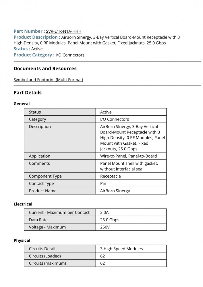 Product document image, page 1