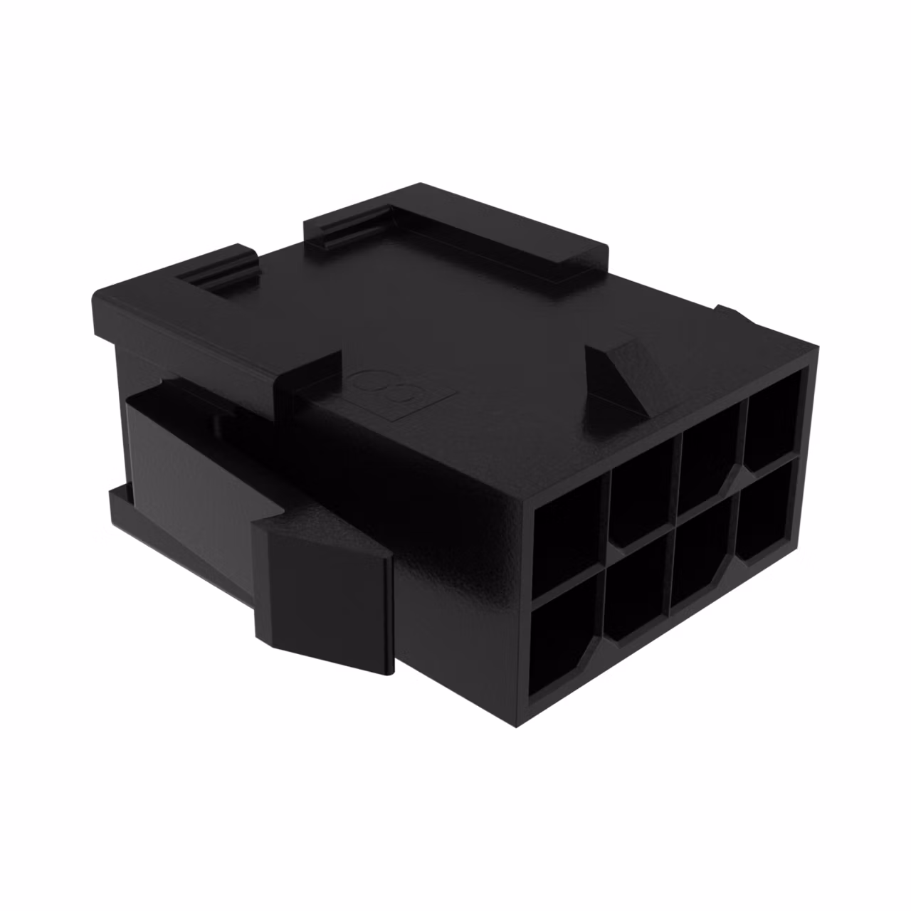 Micro-Fit 3.0 Plug Housing, Dual Row, 10 Circuits, UL 94V-0, Panel Mount  Ears, Low-Halogen Since Inception, Black