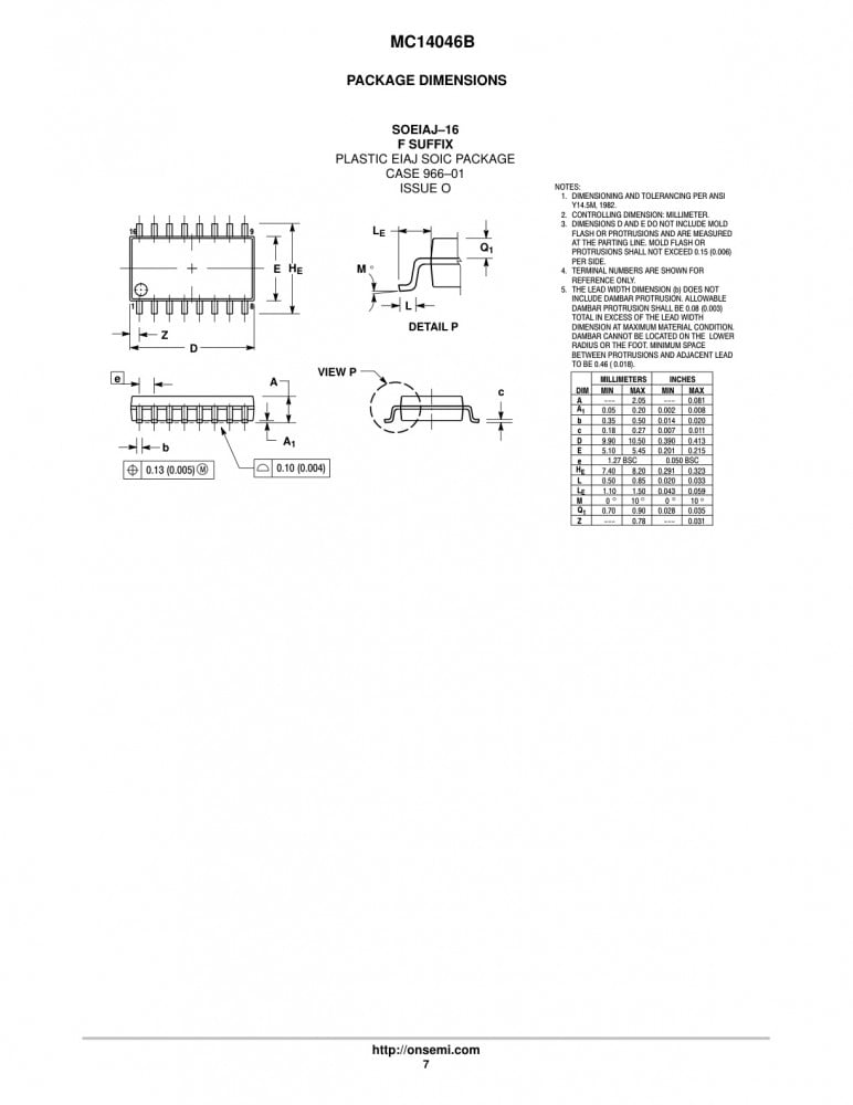 MC14046B datasheet page 7